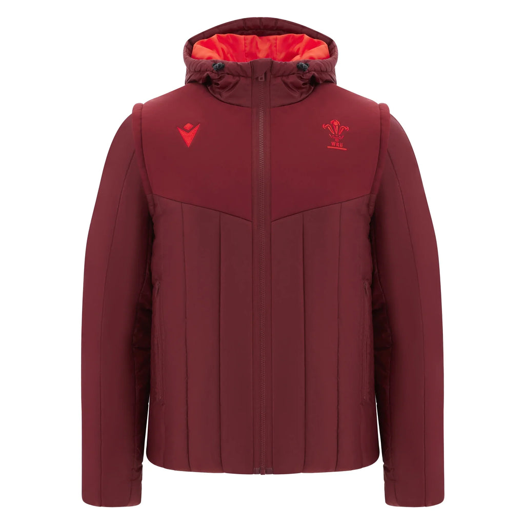 Macron Wales WRU 2025/26 Adults Travel Bomber Jacket – Rugby Heaven