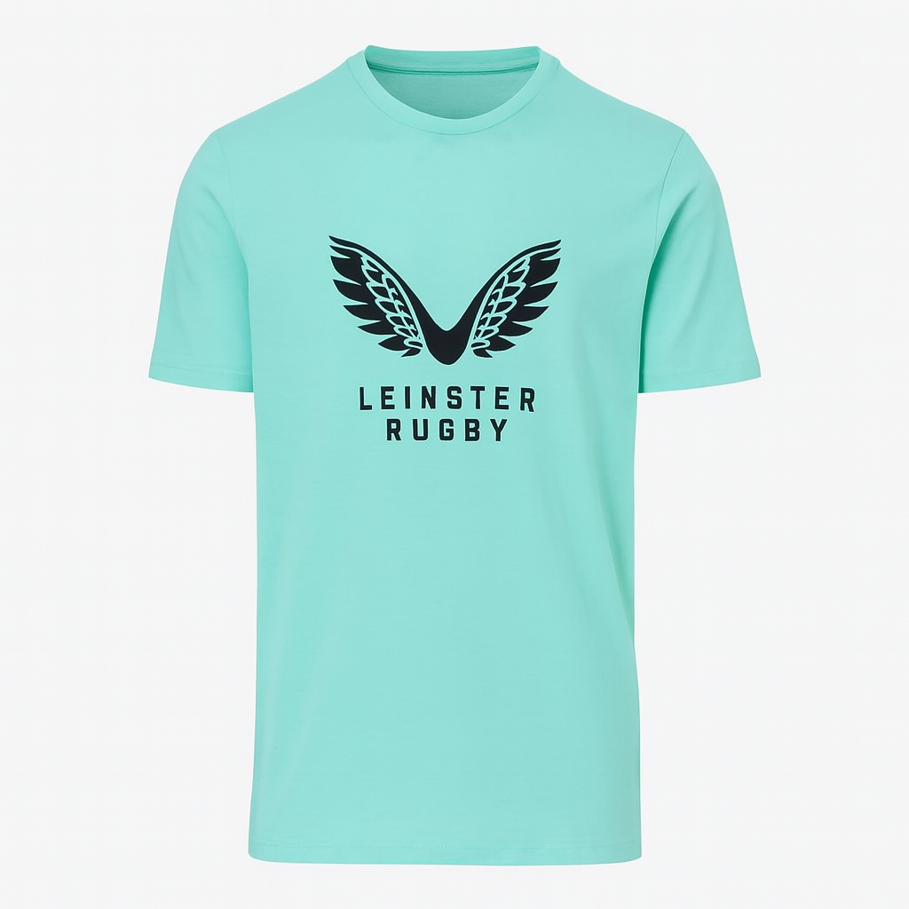 Castore Leinster Rugby 2025/26 Adults Presentation Logo Tee – Rugby Heaven