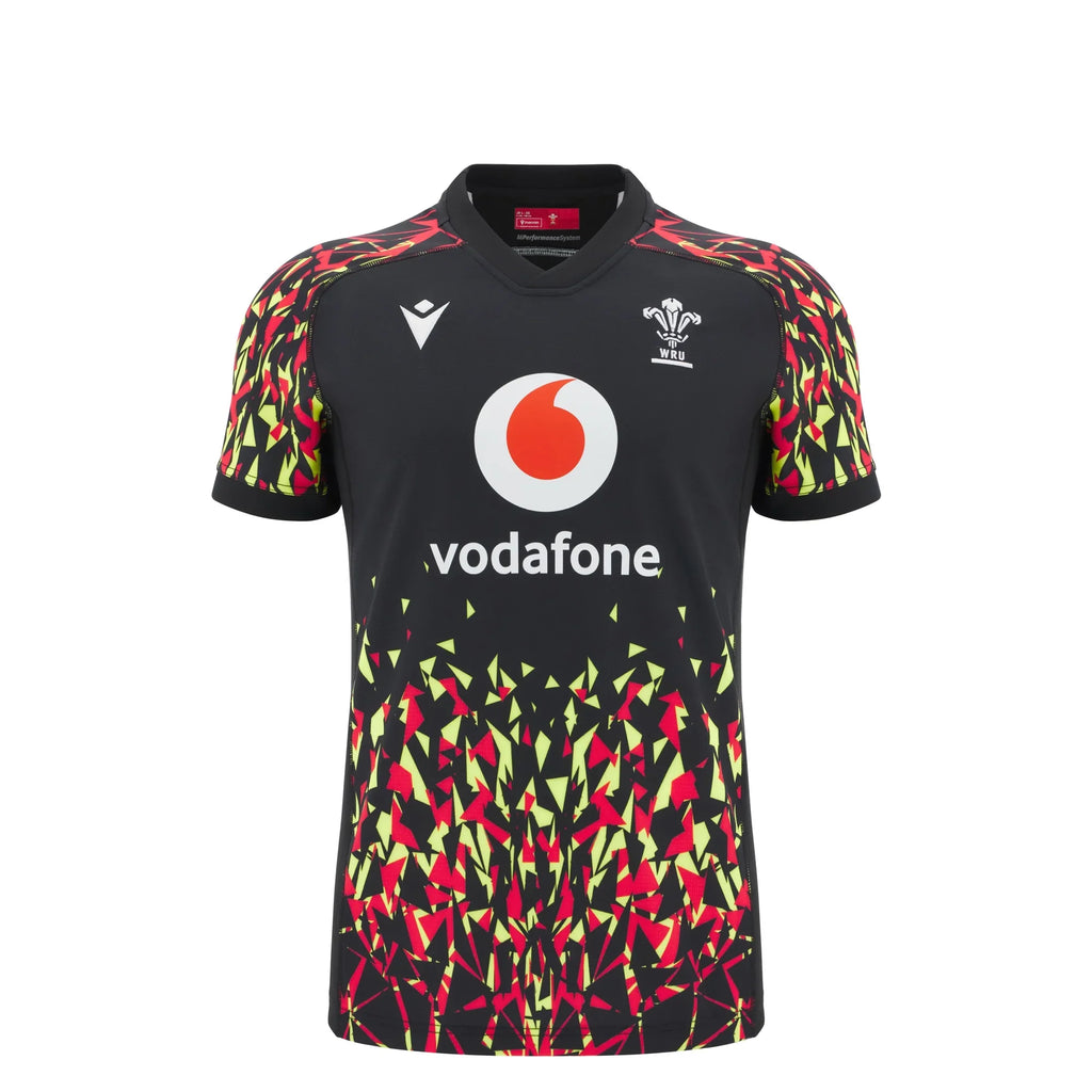 Macron Wales WRU 2025/26 Kids Training Rugby Shirt – Rugby Heaven