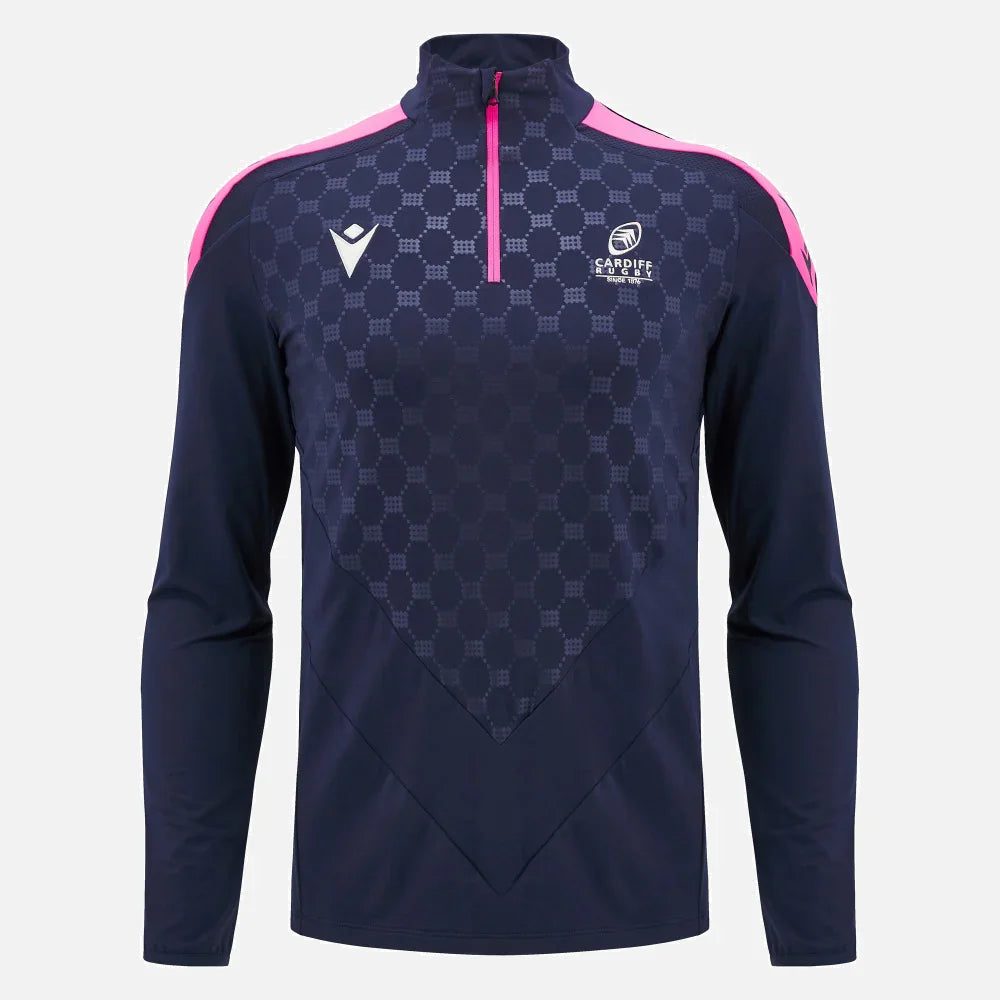 Macron Cardiff Rugby 2024/25 Mens Heavy Training 1/4 Zip Top – Rugby Heaven