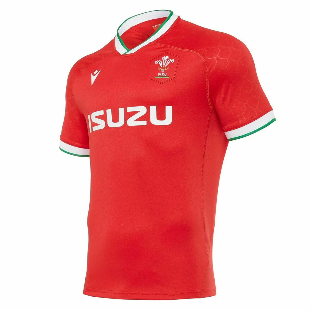 Macron Wales WRU 2021/22 Mens Home Rugby Shirt – Rugby Heaven