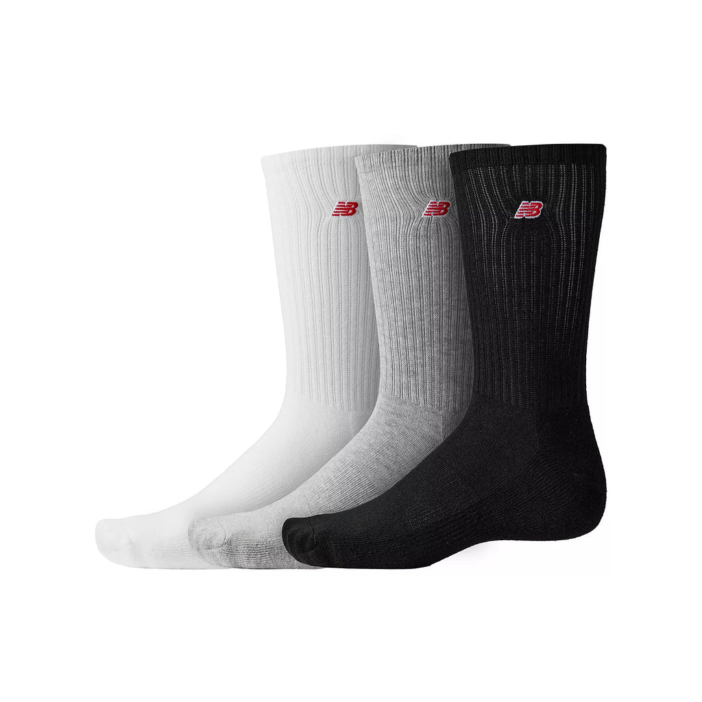 New Balance Unisex Patch Logo Crew Socks 3 Pack – Rugby Heaven