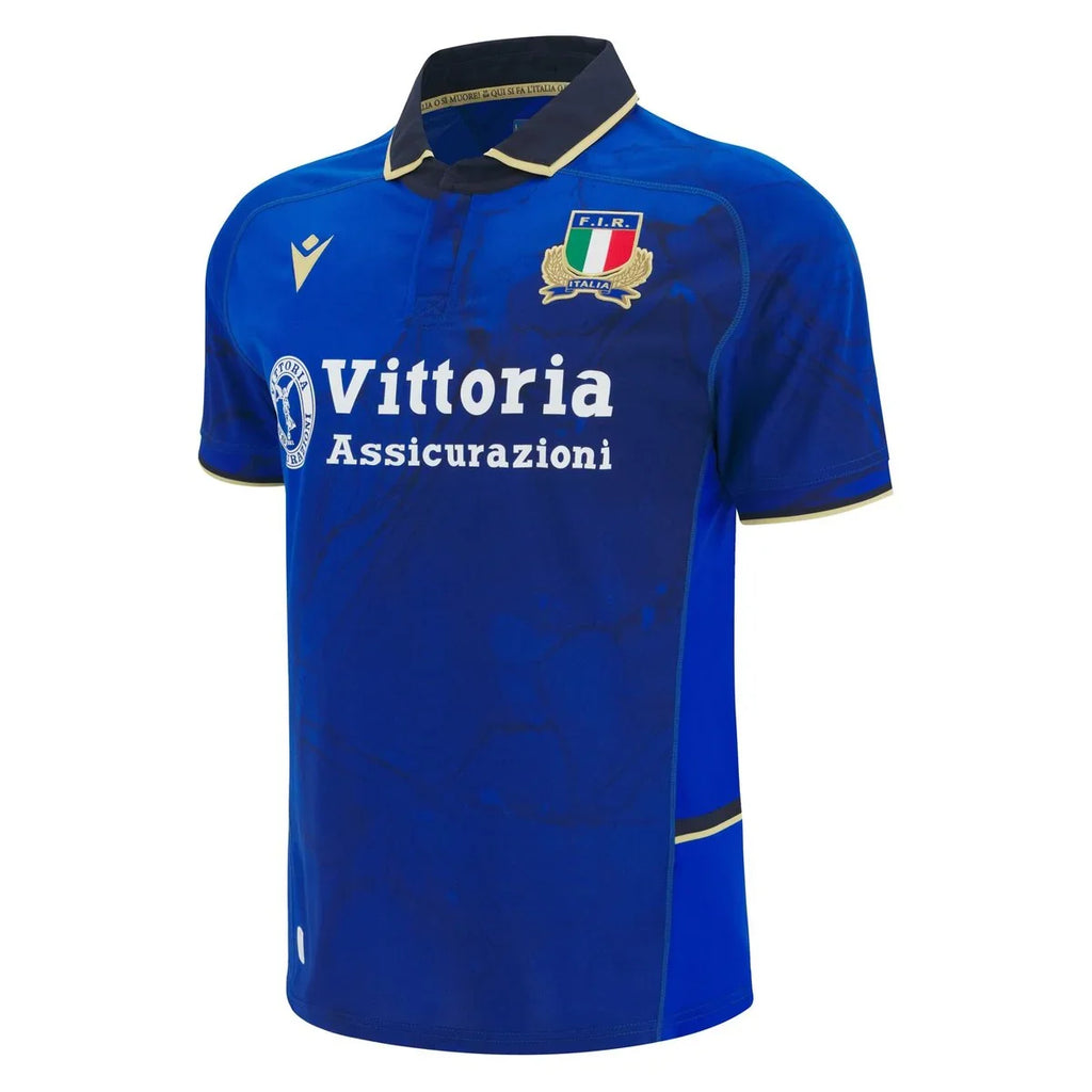 Macron Italy FIR 2025/26 Mens Home Rugby Shirt – Rugby Heaven