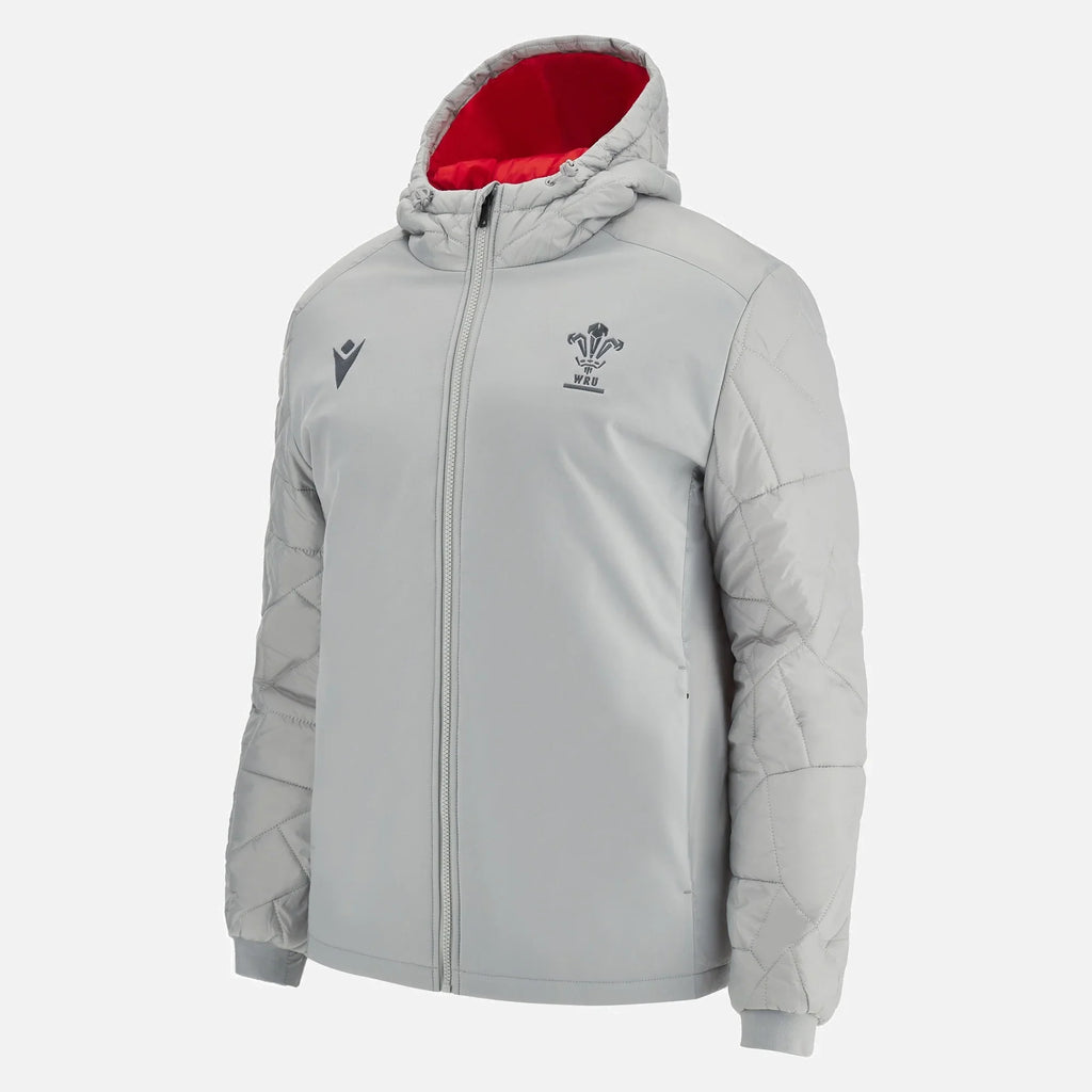 Macron Wales Official WRU 22/23 Mens Padded Bomber Jacket – Rugby Heaven