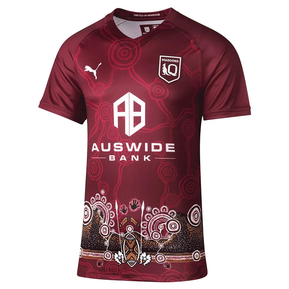 Puma Queensland Maroons Indigenous Kids Rugby Shirt – Rugby Heaven